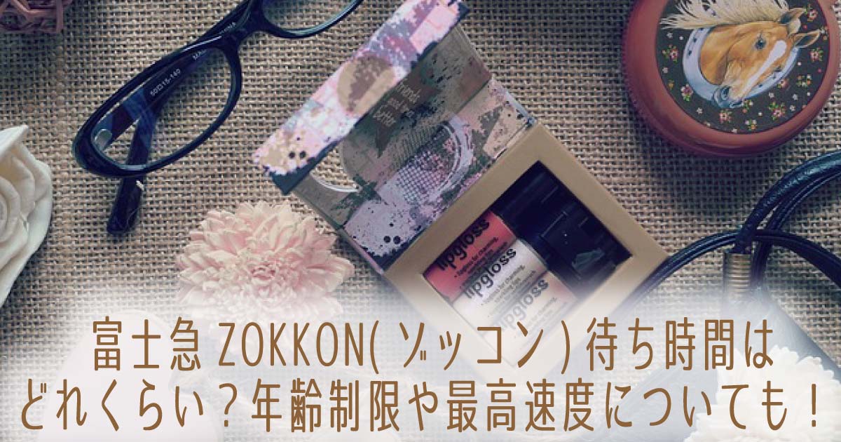 富士急ZOKKON(ゾッコン)待ち時間はどれくらい？年齢制限や最高速度についても！ | moosic-lab